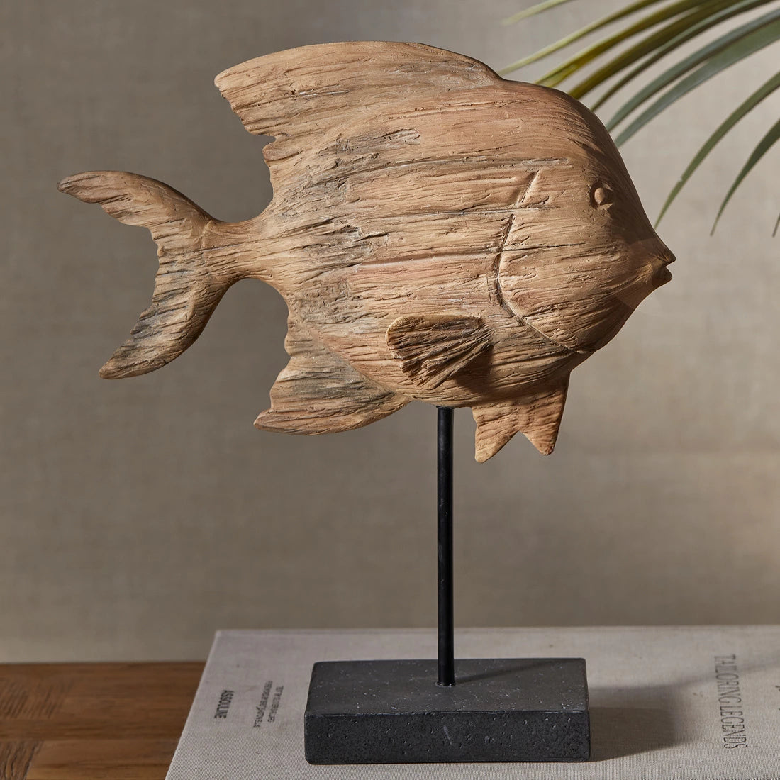Rivièra Maison Fish Statue L – Country White Oy